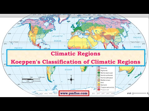 Climatic Regions: Koeppen’s Classification of Climatic Regions Video ...