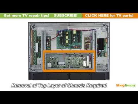 LG Plasma TV Repair 6871QCH077C Main Logic CTRL Boards Replacement Guide
