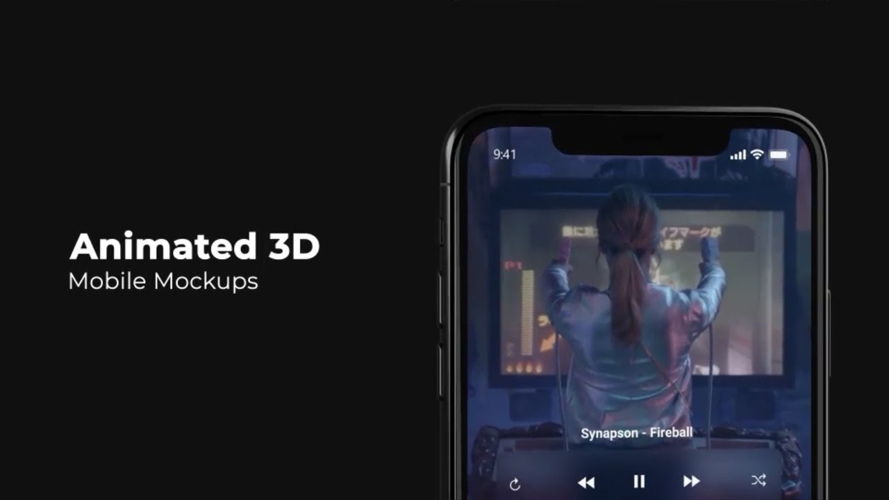 Mobile App Mockup Presentation - After Effects Template