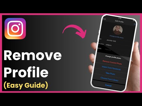 How To Remove Profile Picture On Instagram !