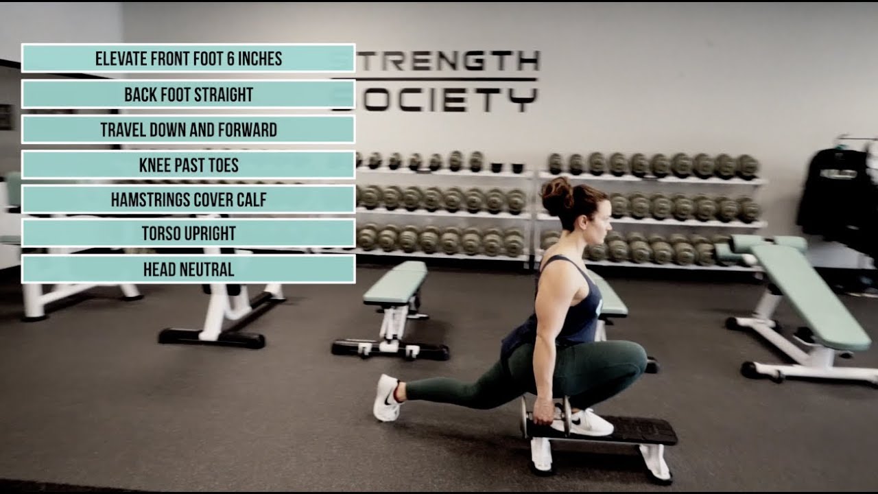 Split Squat - Front Foot Elevated - DB | KILO Exercise Demo