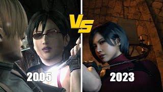 Leon vs Ada Scene Comparison at Resident Evil 4 (2023) - Nexus mods and ...