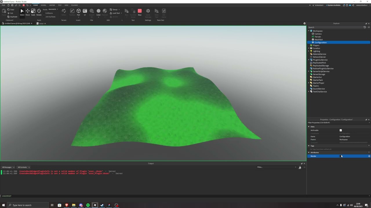 Roblox - Smooth Editable Mesh Terrain Test
