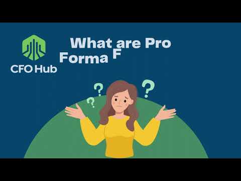 What are Pro Forma Financial Statements?