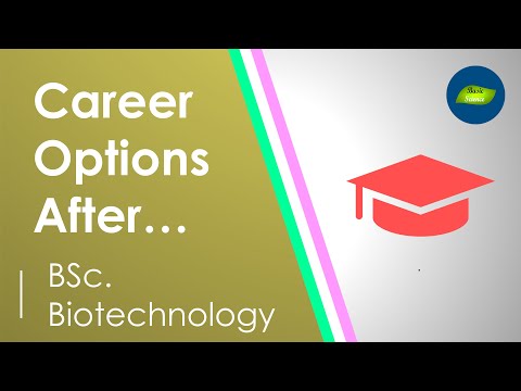 Career after B.Sc. Biotechnology | Biotechnology Career | Job in Biology | Basic Science Series