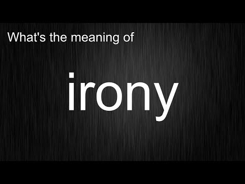 Unraveling The Enigma Of "irony": Master The Pronunciation and Meaning Of This Word!