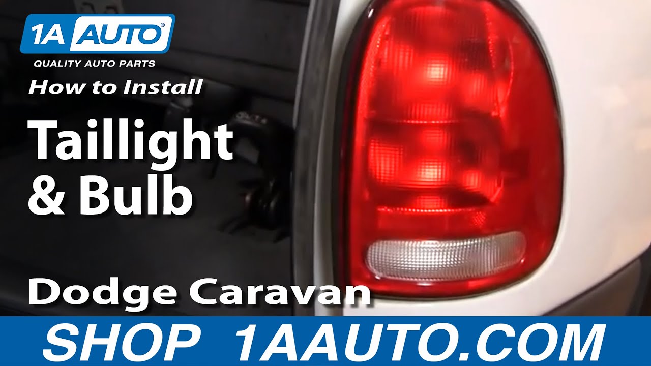 How to Replace Tail Light 96-00 Dodge Caravan