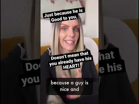 Just because he is Good, Nice and Charming… doesn’t mean that you have his HEART! #relationship