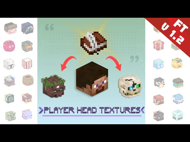 Player Head Textures - [Obtain any player head in survival!] Minecraft ...
