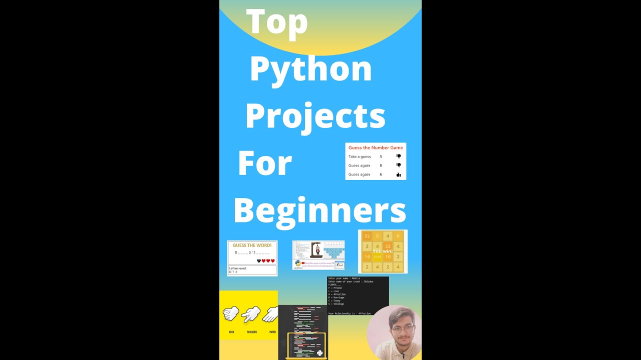 top python projects for beginners | python projects | TECHI DINESH  #short #shorts