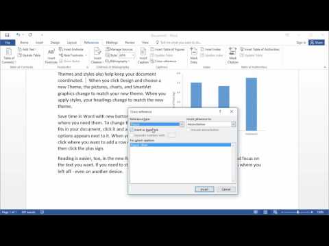 Cross Reference Problem in Word 2016