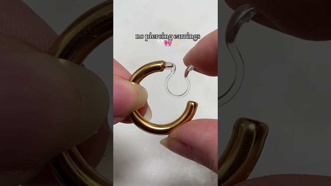 Comfortable & hypoallergenic clip-on earrings - no piercings needed! #cliponearrings #earrings