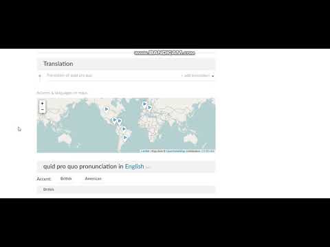 quid pro quo pronunciation in Latin, English and Spanish