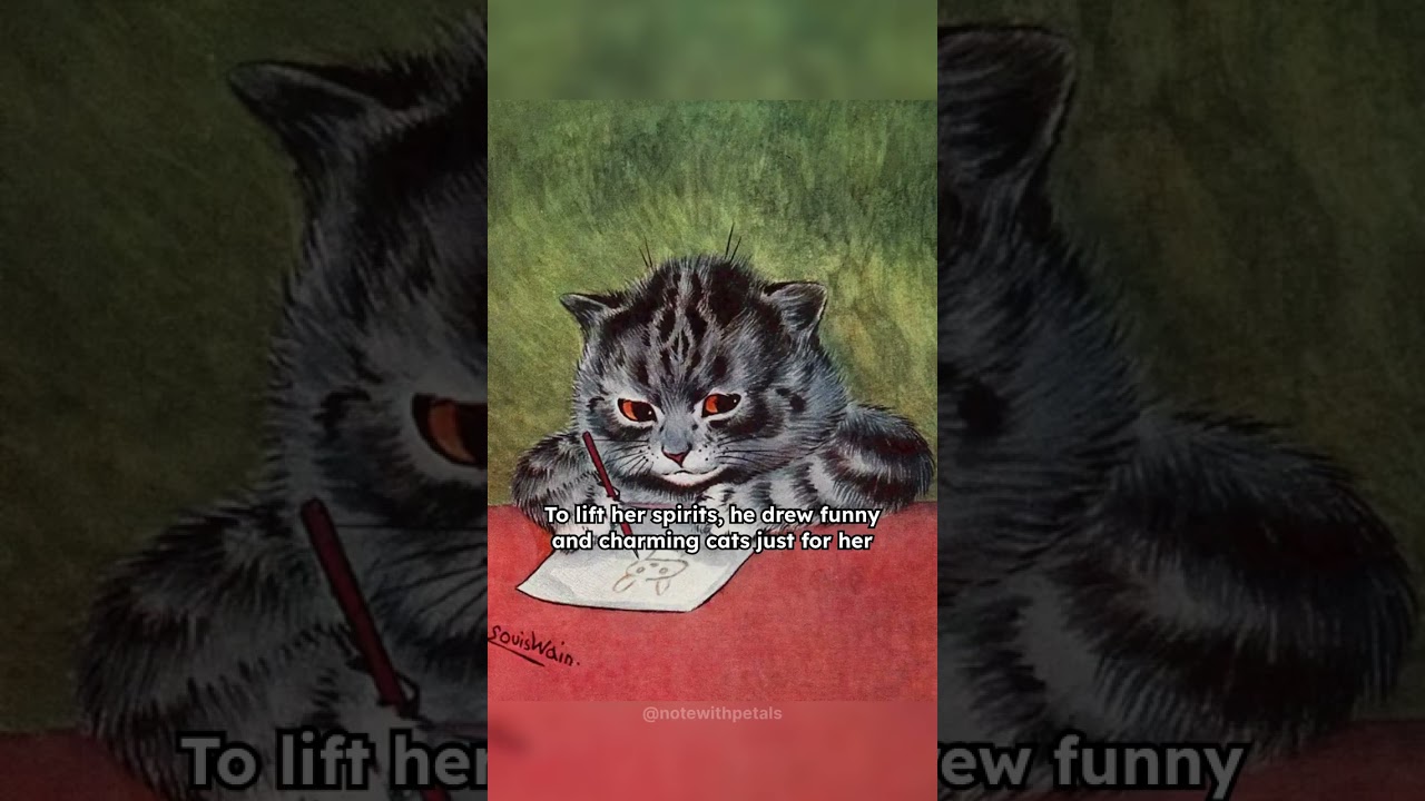 The Forgotten Artist Who Changed How We See Cats: Louis Wain. #art #history