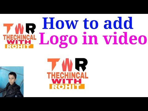How to add logo in youtube video