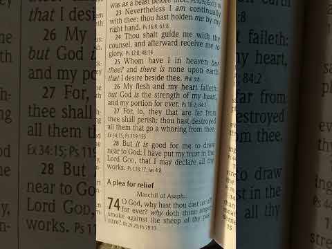 Psalm 73:27-28 KJV