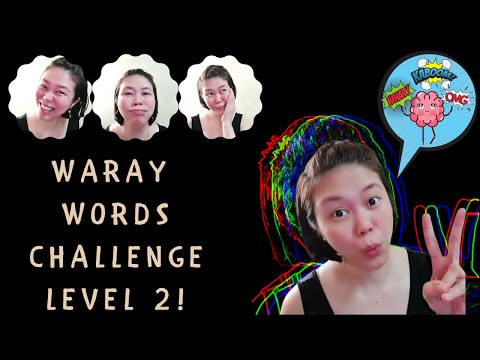 WARAY WORDS CHALLENGE LEVEL 2 | LovePH | V08