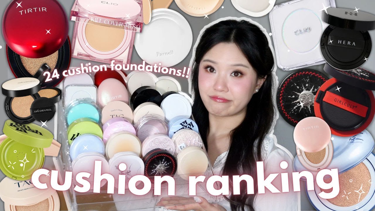 RANKING 24 DIFFERENT CUSHION FOUNDATIONS... 😳