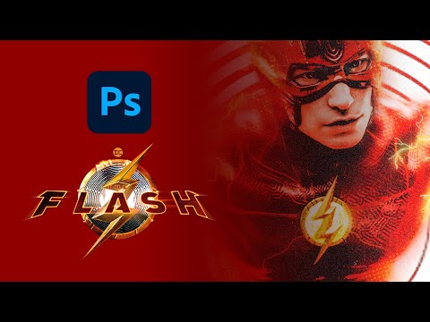 "The Flash" (2023) | Poster | Photoshop Manipulation Speed Art