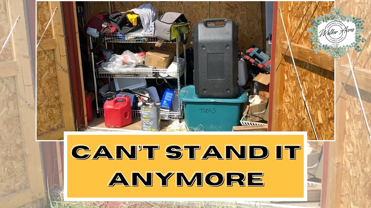 From Mess to Order: Tool Shed Makeover in the Texas Heat