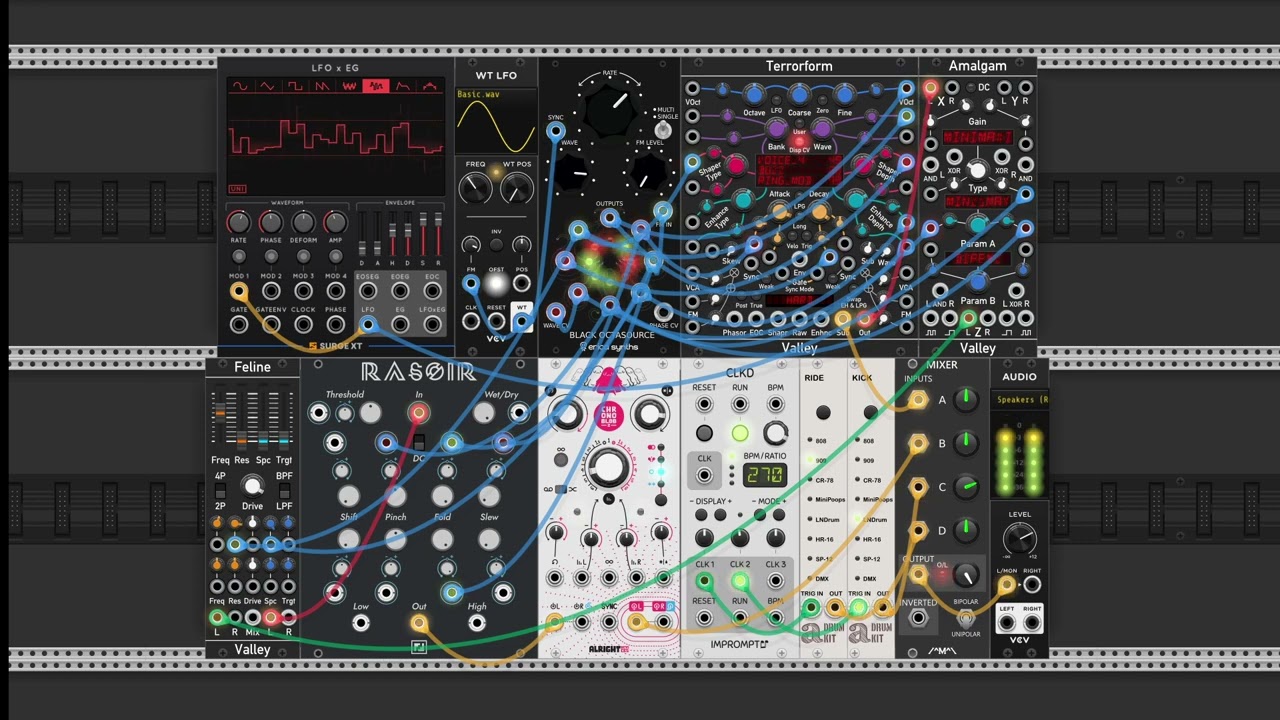 Valley modulation - VCV Rack patch preview