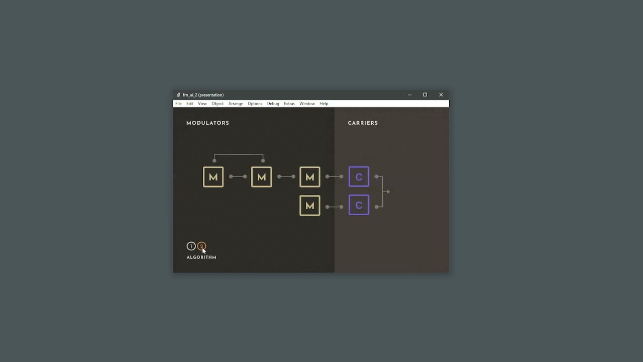 UI Design in Max/MSP and Figma (Example 2)