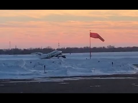 Watch Now: Airplane crash at Davenport Airport
