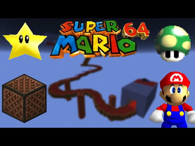 Super Mario 64 Princess Peach's Secret Slide Minecraft Map