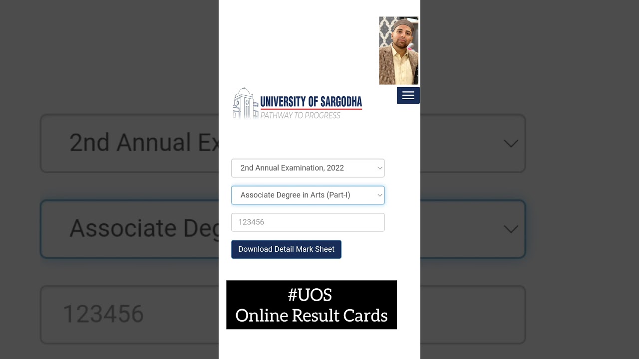 UoS Result Cards BA/ BSc 2nd Annual 2022 | Pakistan