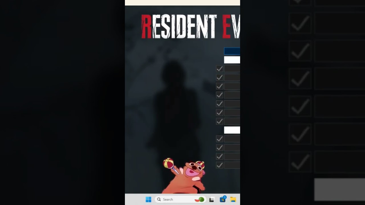 Fluffy Mod Manager Easter Egg #modding #mods #gaming #pc #easteregg #modding #fluffy #re4remake