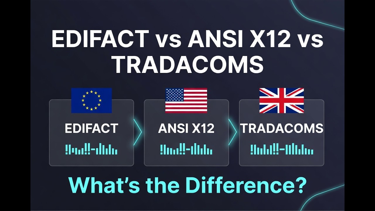 EDIFACT vs ANSI X12 vs TRADACOMS – What’s the Difference?