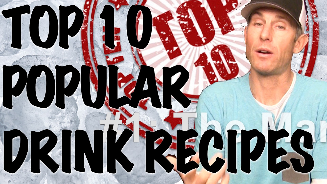 TOP 10 Drink Recipes for Bartenders List - A starting point!