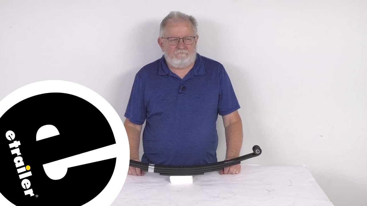 etrailer | Review of TruRyde Trailer Leaf Springs - Double Eye Springs - TRU62FR