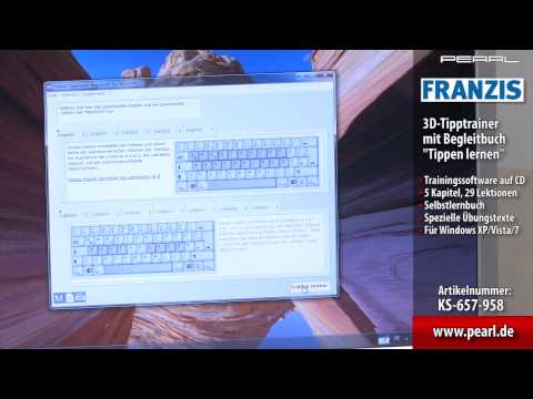 3D-Tipptrainer mit Begleitbuch "Tippen lernen"