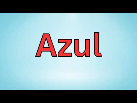 Cómo Pronunciar Azul En Español - "Blue" In Spanish
