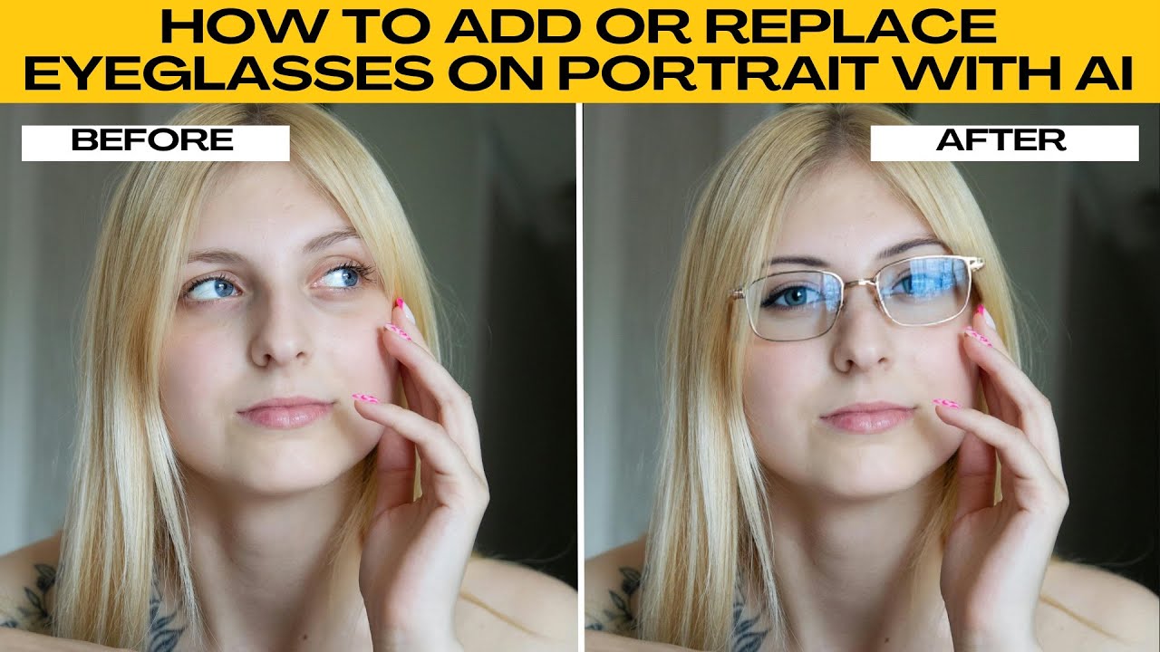 See What You Look Like Wearing Glasses with AI | Add Eye-Glasses to Your Photos
