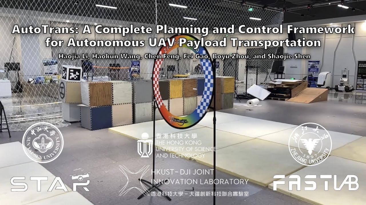 AutoTrans: a complete planning and control framework for autonomous UAV paylaod transportation