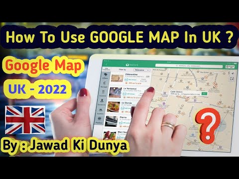 How To Use GOOGLE MAP In ENGLAND - UK 2022 | How To Use Google Map Navigation in Real Life in UK |🇬🇧