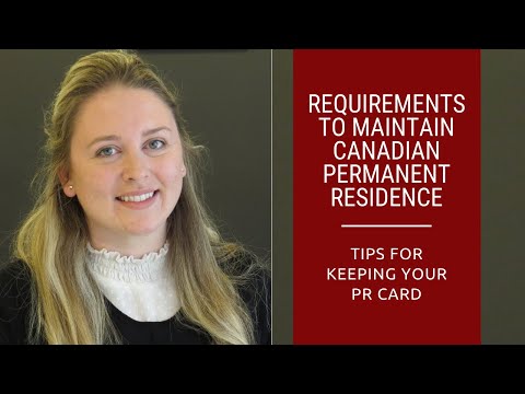 How to Maintain PR Status in Canada
