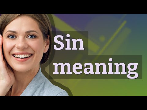 Sin | meaning of Sin