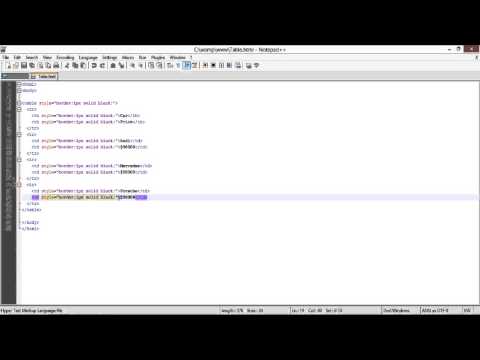How to Change HTML Table Border Style