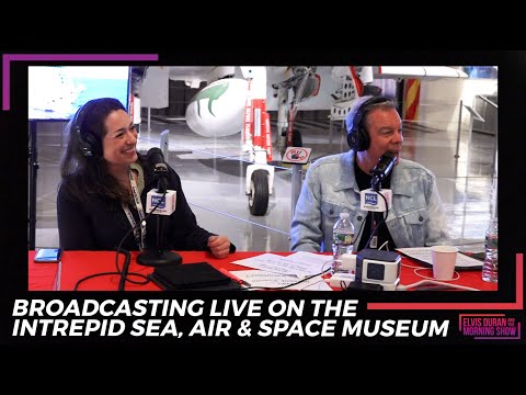 Broadcasting Live On The Intrepid Sea, Air & Space Museum | Elvis Duran Exclusive