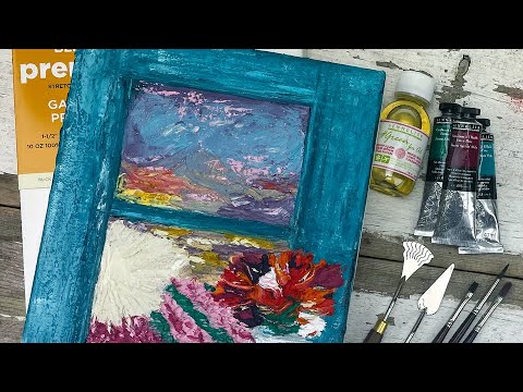 Cold Wax Palette Knife Painting with Ashley Nordin