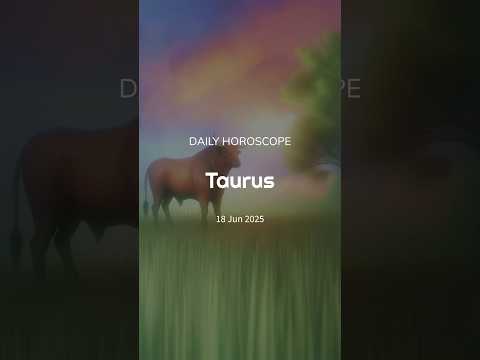 Taurus Daily Horoscope – 18 June 2025