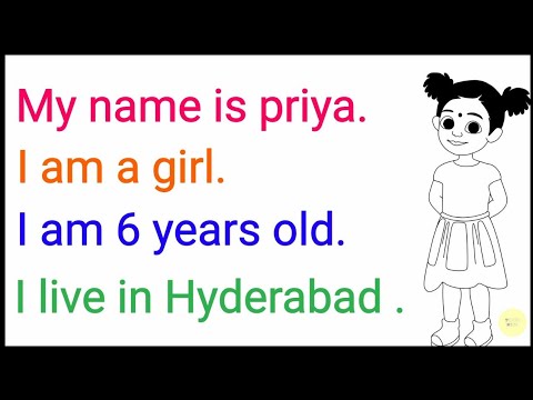 My self | myself for kindergarten | self introduction in english for kids | toppo kids