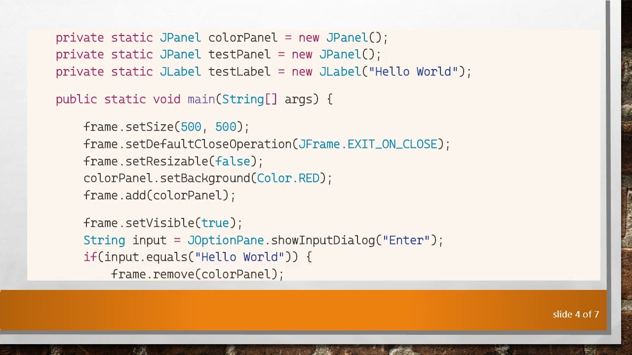 Solving the JPanel Switching Issue When Using JOptionPane in Java Swing