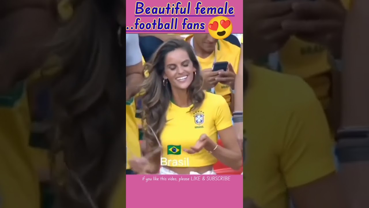 Beautiful female fans at Fifa world cup 2022 at Qatar