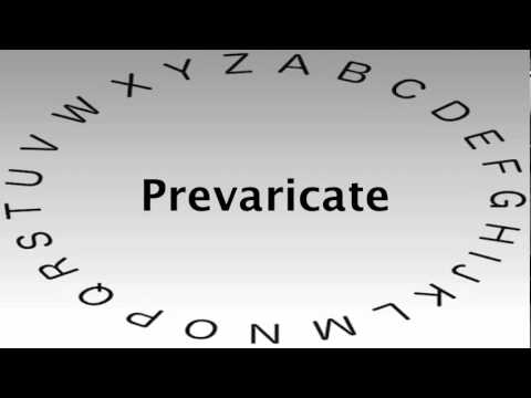 SAT Vocabulary Words and Definitions — Prevaricate