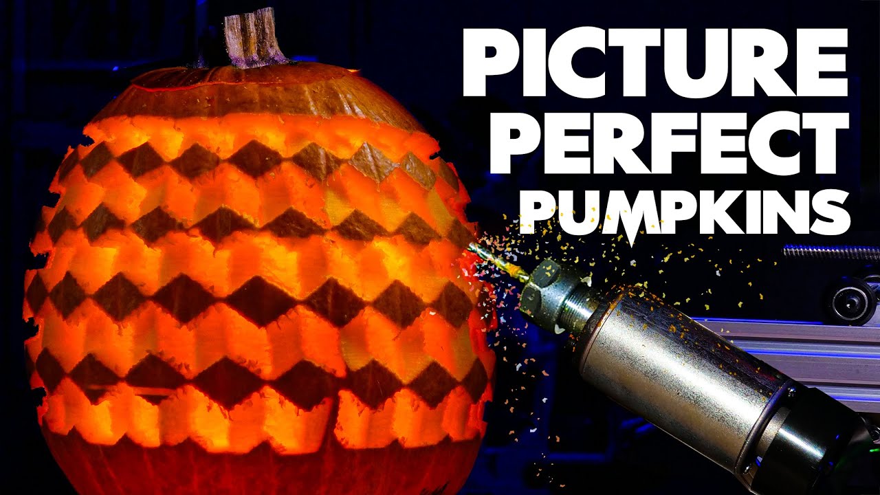 Making a robot to carve photos into pumpkins