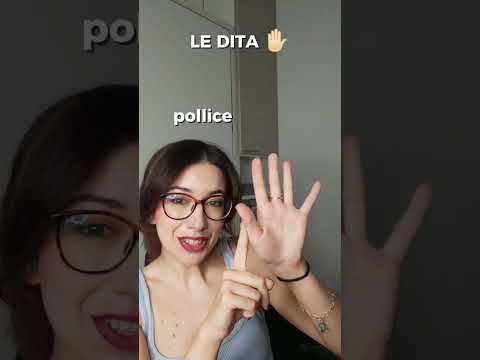 ✋ Learn the names of your fingers in Italian! 🇮🇹 #italianforbeginners